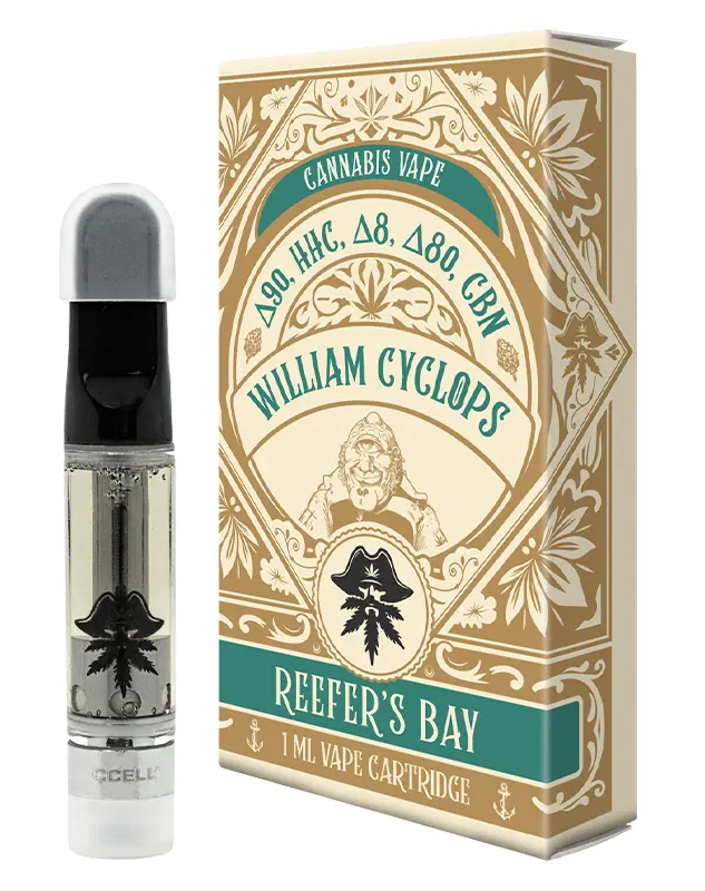 Bay Blend Vape Cartridge - William Cyclops - 1ml - Reefer's Bay