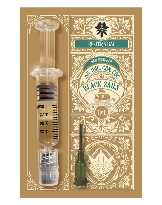 Bay Blend Dab Dropper - Black Sails - 1ml - Reefer's Bay